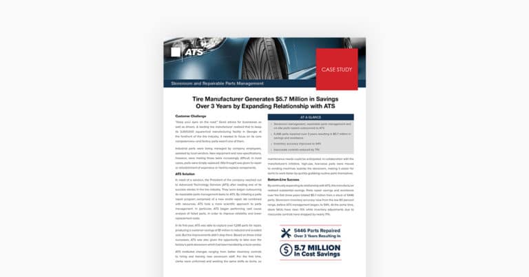 MRO Storeroom Management Solutions | ATS