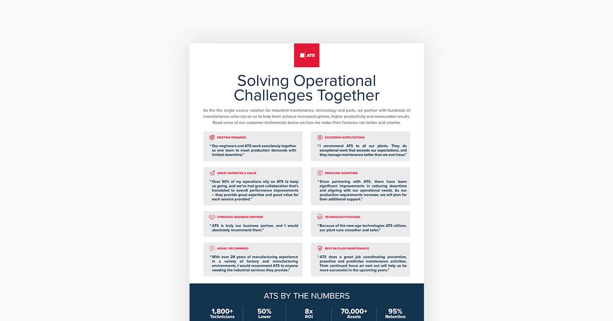 Solving Operational Challenges Together | ATS
